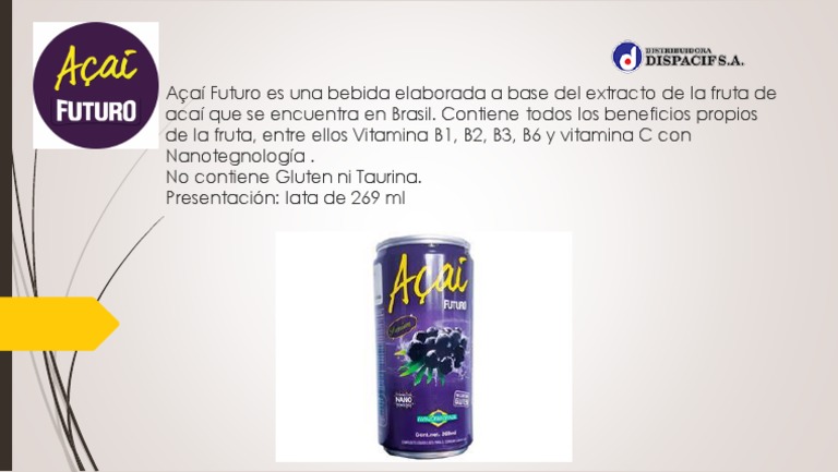 Açaí Futuro - Bebida | PDF