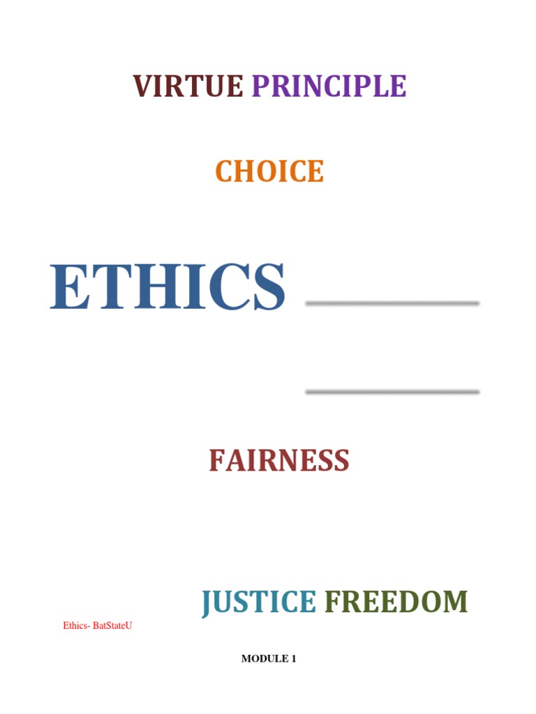 GED 107 Ethics | PDF