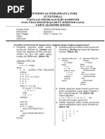 Soal Uas Prak - Alpro 1e 2023 | PDF | Seni | Komputer