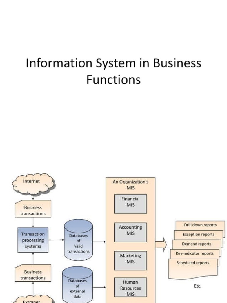 Business Information System | PDF