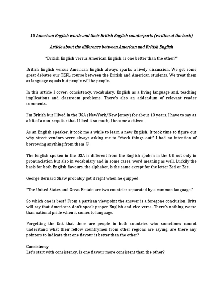 ENG-A&B English | PDF