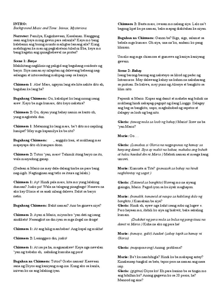 The World Is An Apple Script Pdf