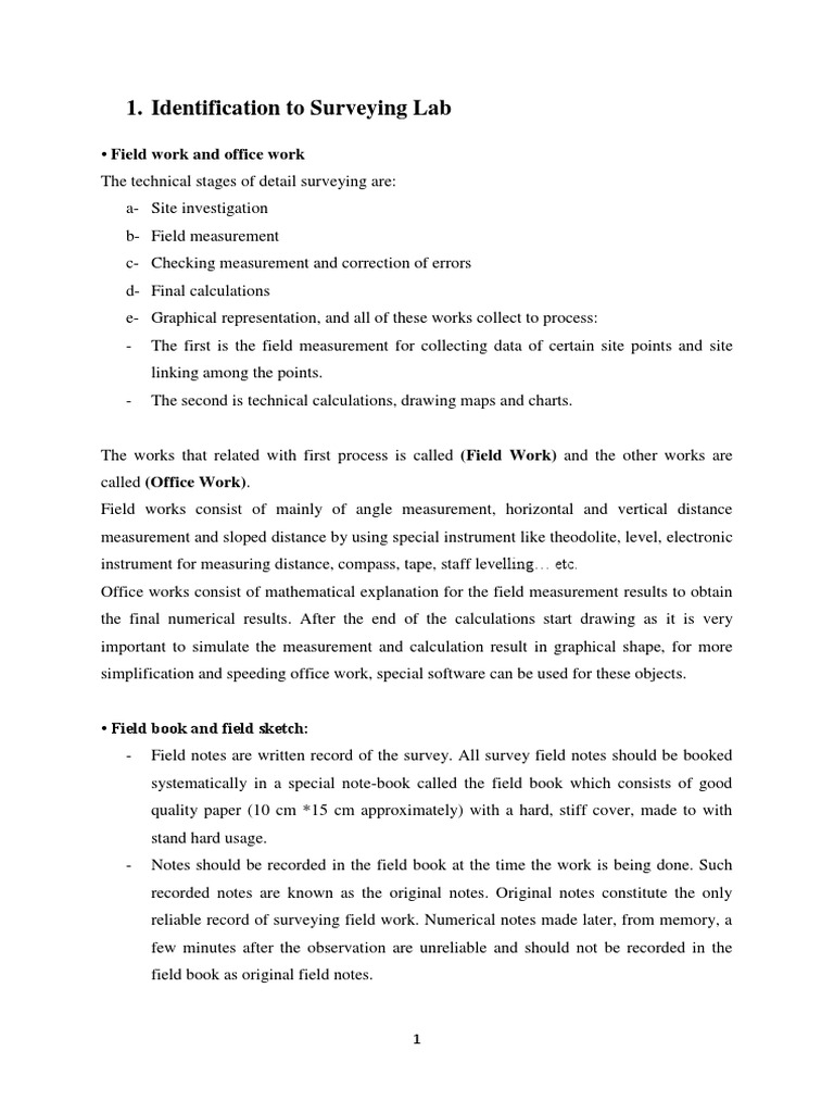 Practical Surveying | PDF