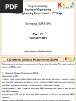 Understanding Stadia Tacheometry Methods | PDF | Surveying | Metrology