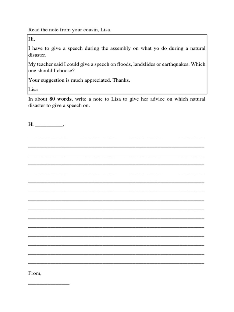 Short Communicative Message | PDF