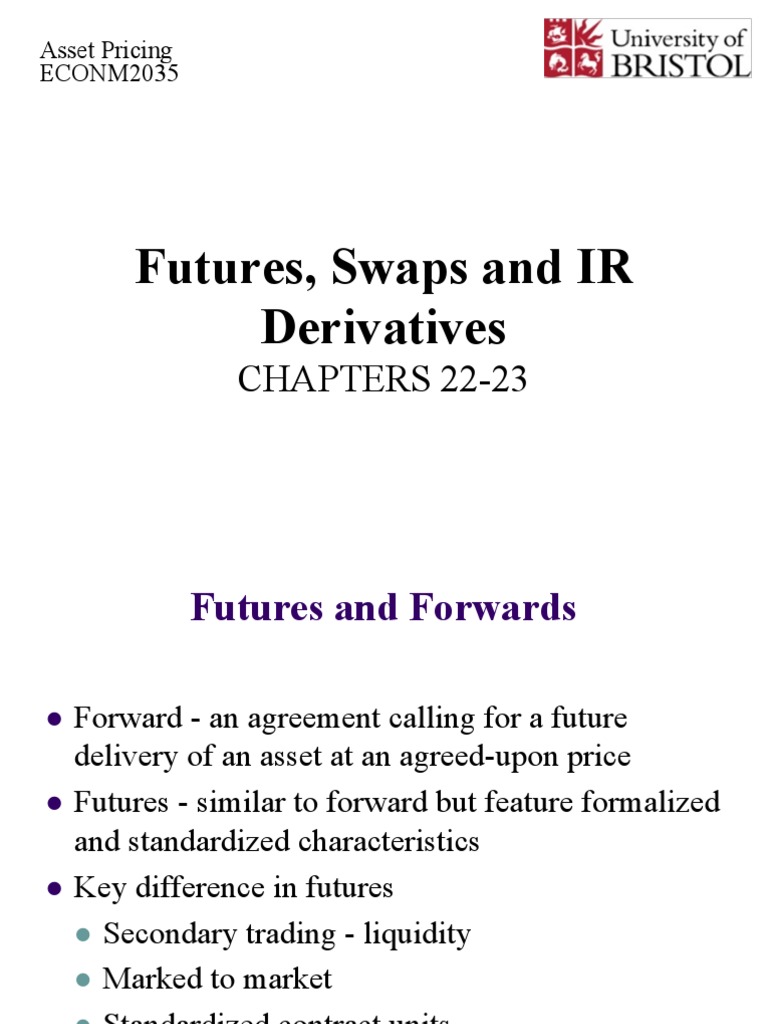 AP Topic 9 Futures | PDF | Swap (Finance) | Futures Contract