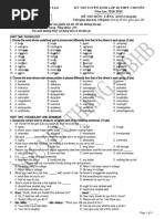 Class 10 English Language Test Paper | PDF