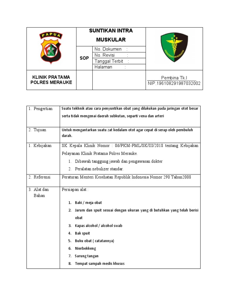 INJEKSI INTRAMUSKULER | PDF