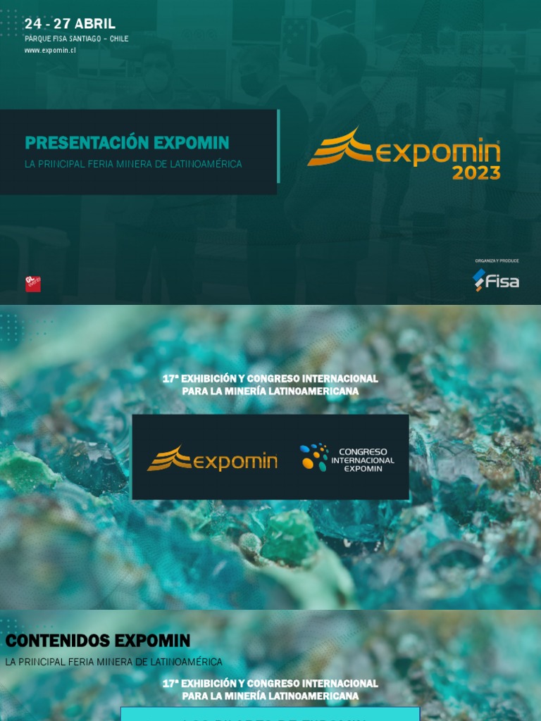 Presentacion EXPOMIN 2023 | PDF
