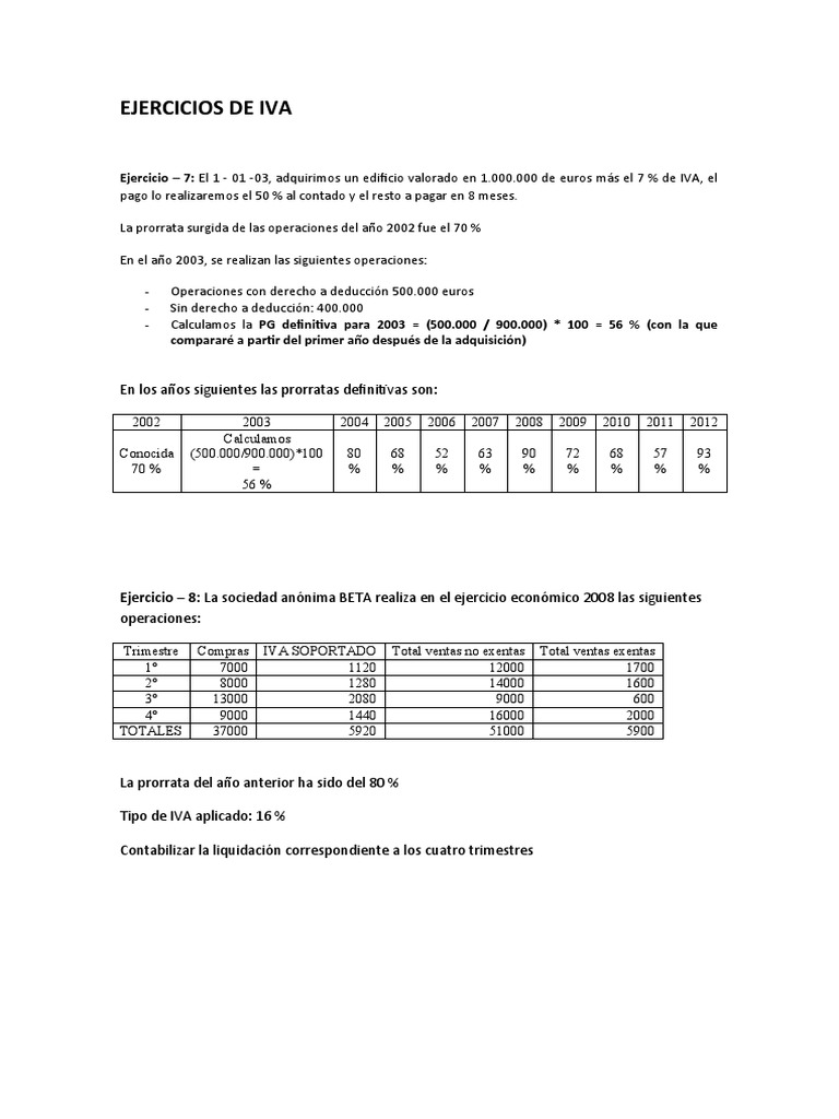 Enunciados de Ejercicios | PDF | Factura | Contabilidad