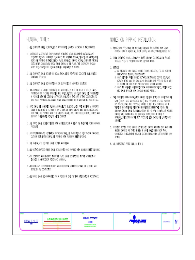 Mechanical Plan | PDF