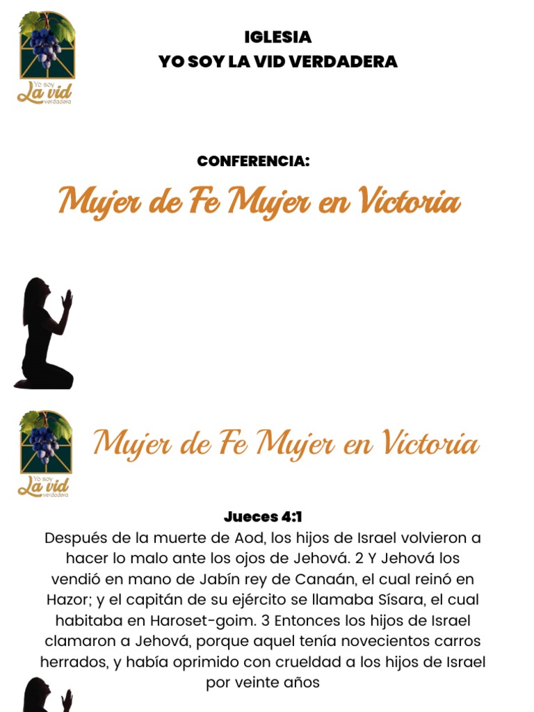 Mujer de Fe Mujer en Victoria | PDF | Libro de jueces | Nevi'im