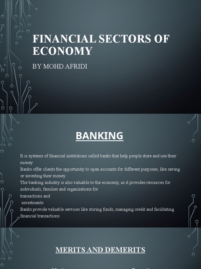 Financial Sectors of Economy | PDF | Stocks | Bonds (Finance)