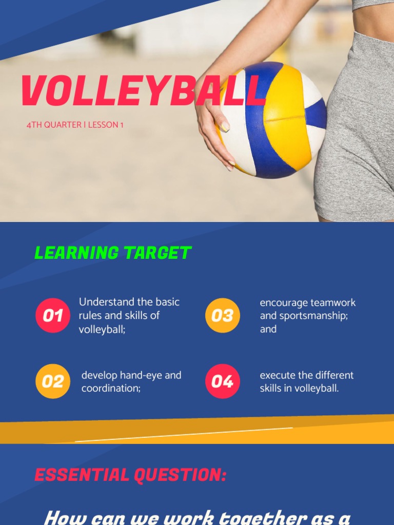 Volleyball Lesson1 HBL FTF | PDF