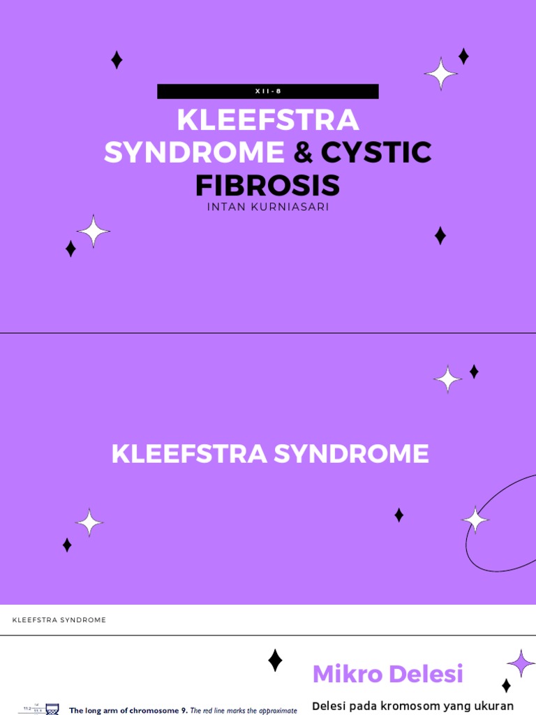 Genetic Disorder (Kleefstra Syndrome & CF | PDF