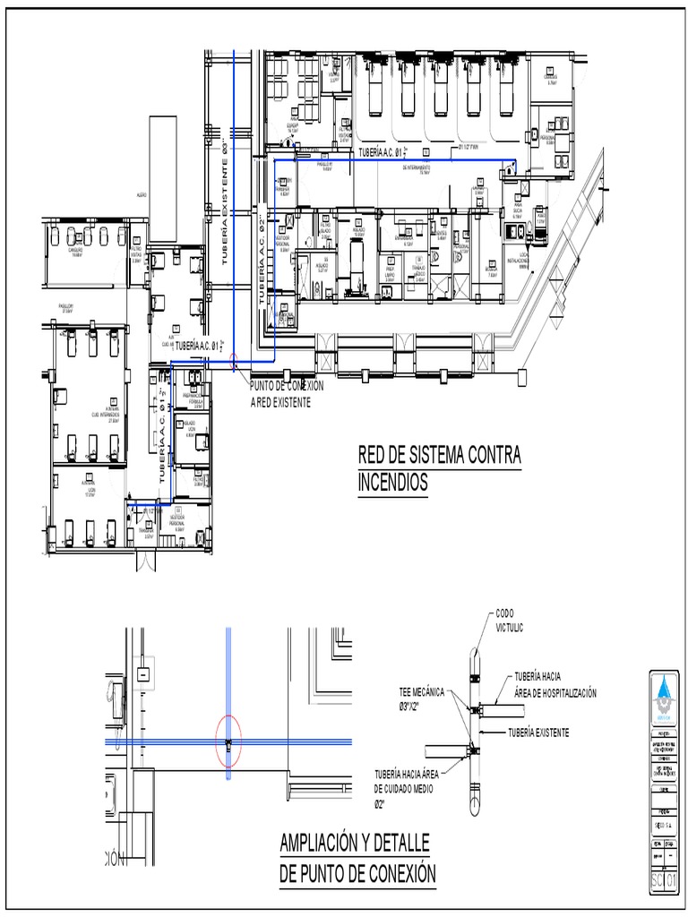 Plano Recorrido Tubería Sci Hosp JN | PDF