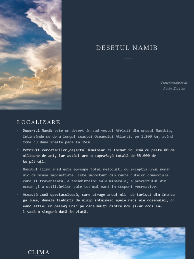 Desertul Namib | PDF