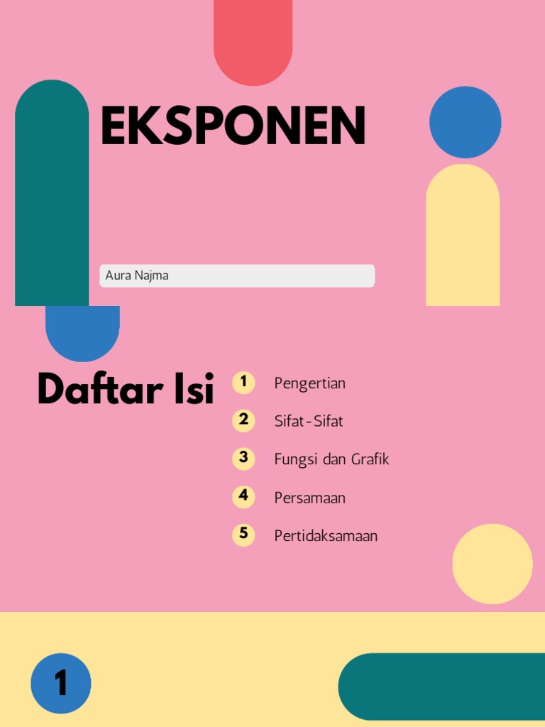 Ssd Ppt Eksponen Mentah Pdf