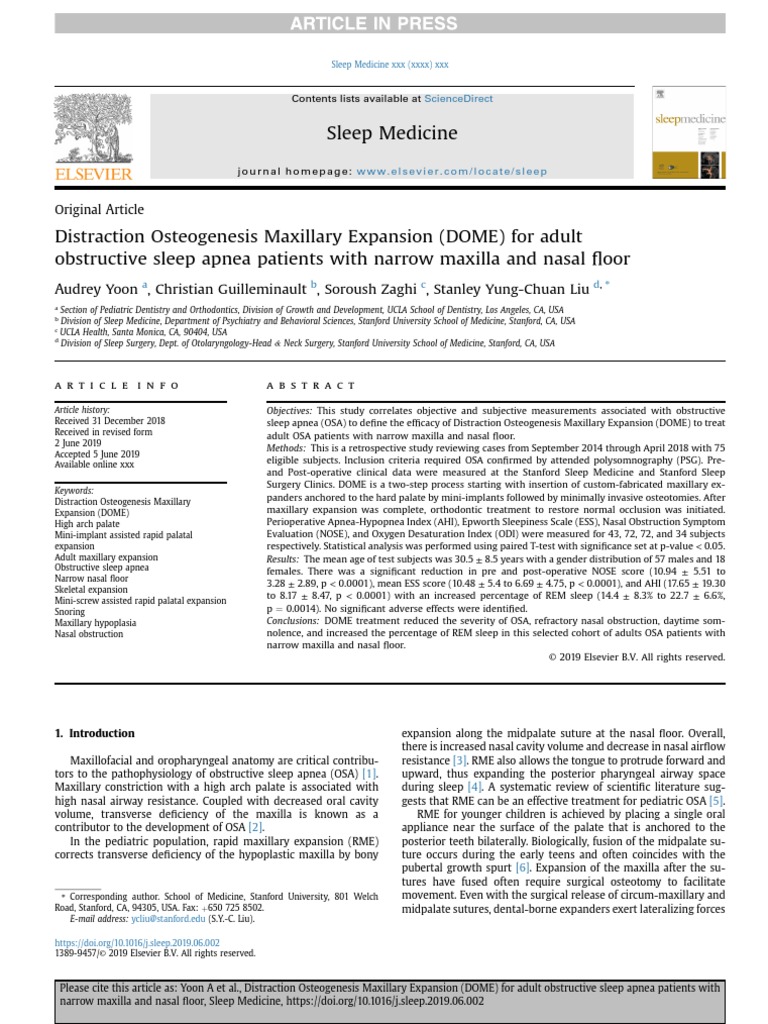 Dome Adult Narrow Maxilla | PDF