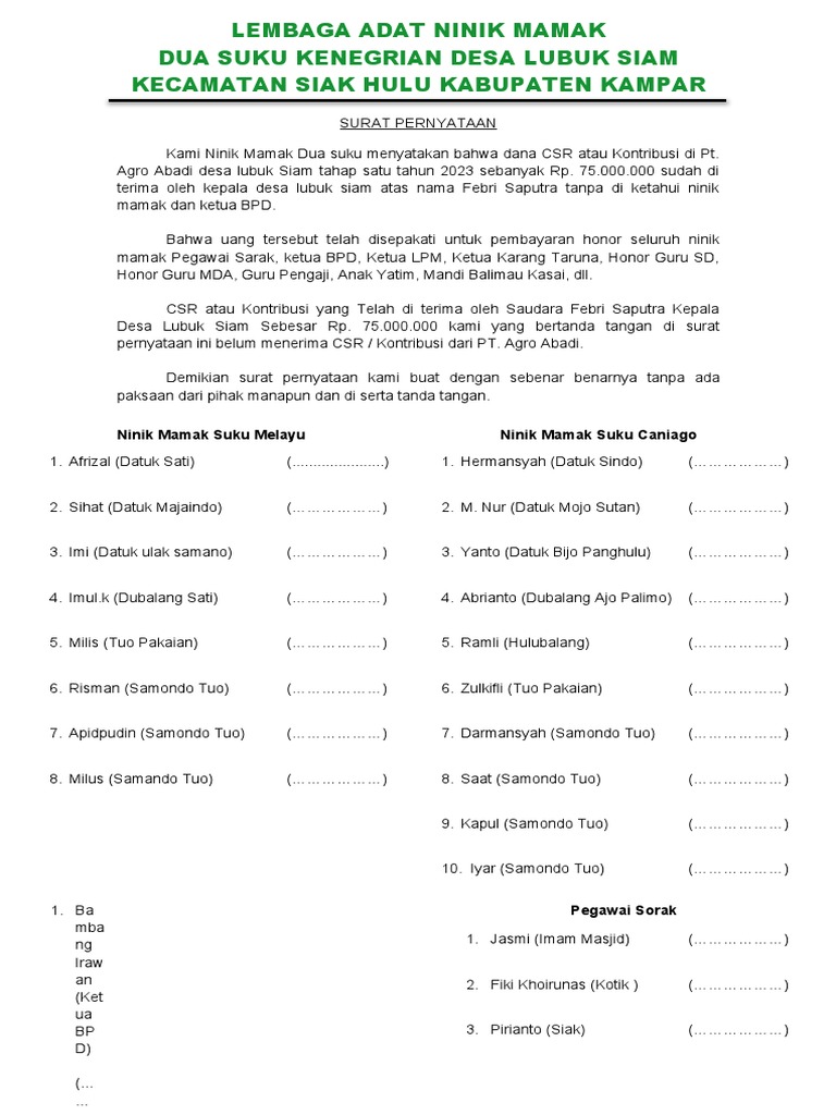 Lembaga Adat Ninik Mamak Pdf