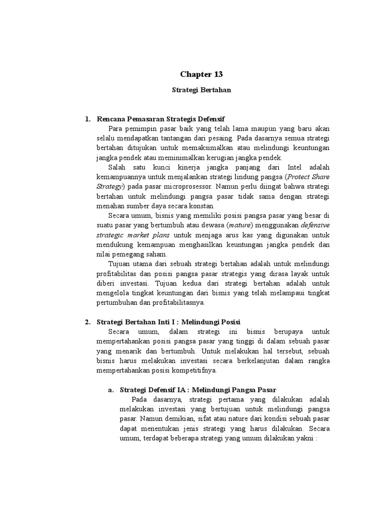 Ringkasan Chapter 13 Market Based Management J Best | PDF