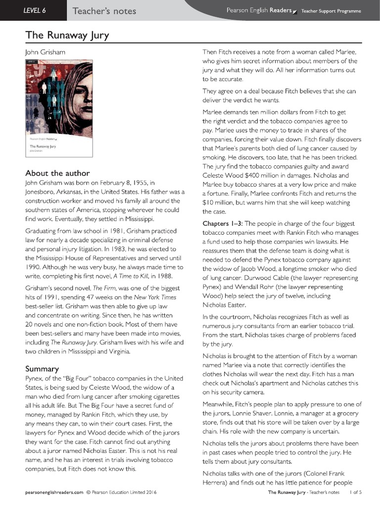 The Runaway Jury | PDF