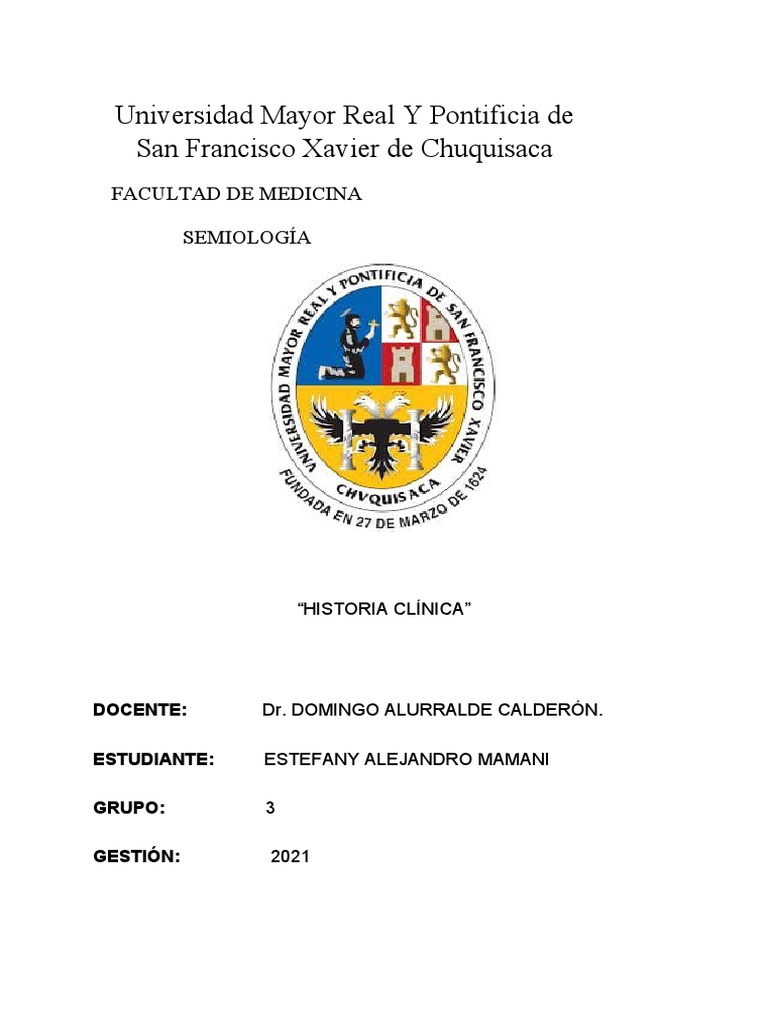 Semiología Historia Clínica | PDF | Tos | Bronquitis