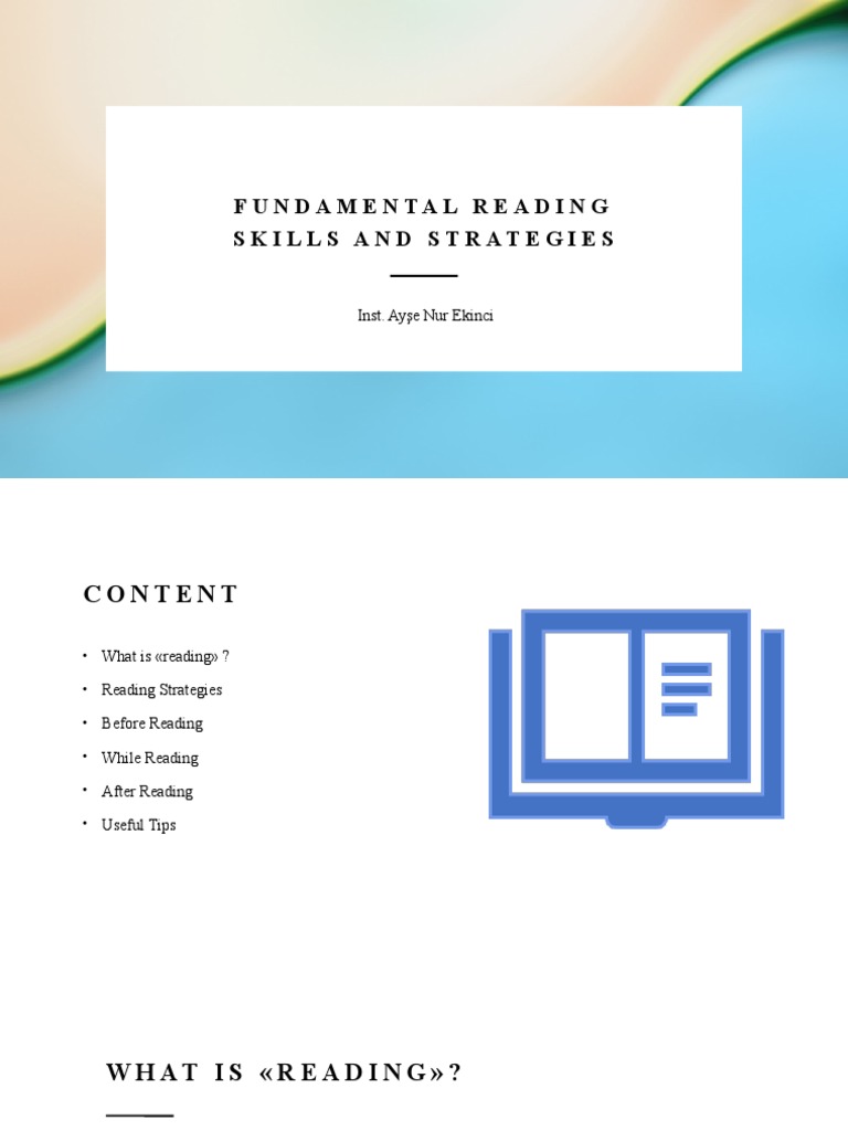 Fundamental Reading Comprehension Skills and Strat Reading ...
