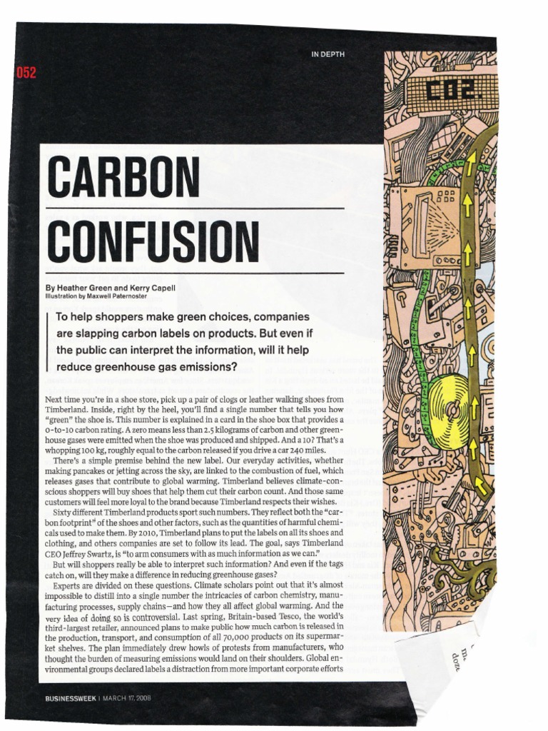 Carbon Confusion | PDF | Climate Change | Carbon Footprint