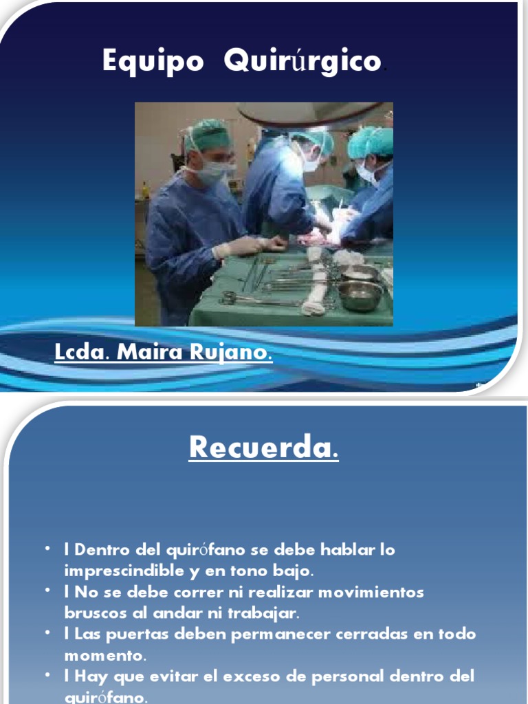 Equipo Quirúrgico | PDF