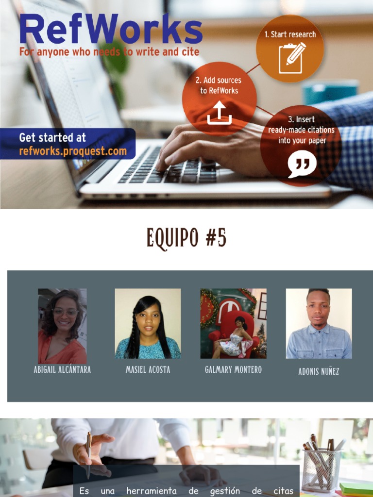 Presentación Sobre Las Refworks - Gestor para Referencias | PDF