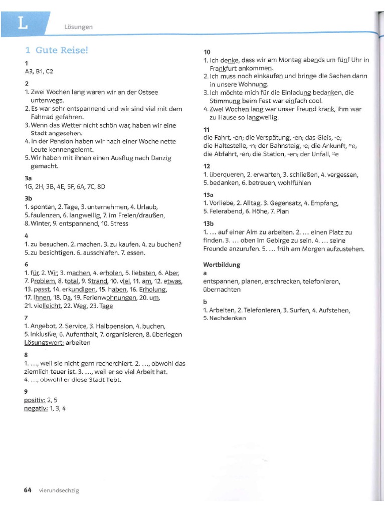 Intensivtrainer Kapitel 1 Lösung | PDF