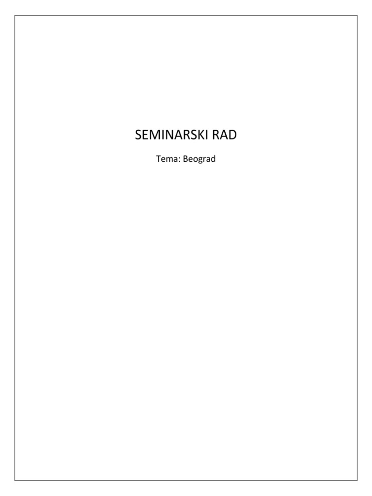 Beograd | PDF