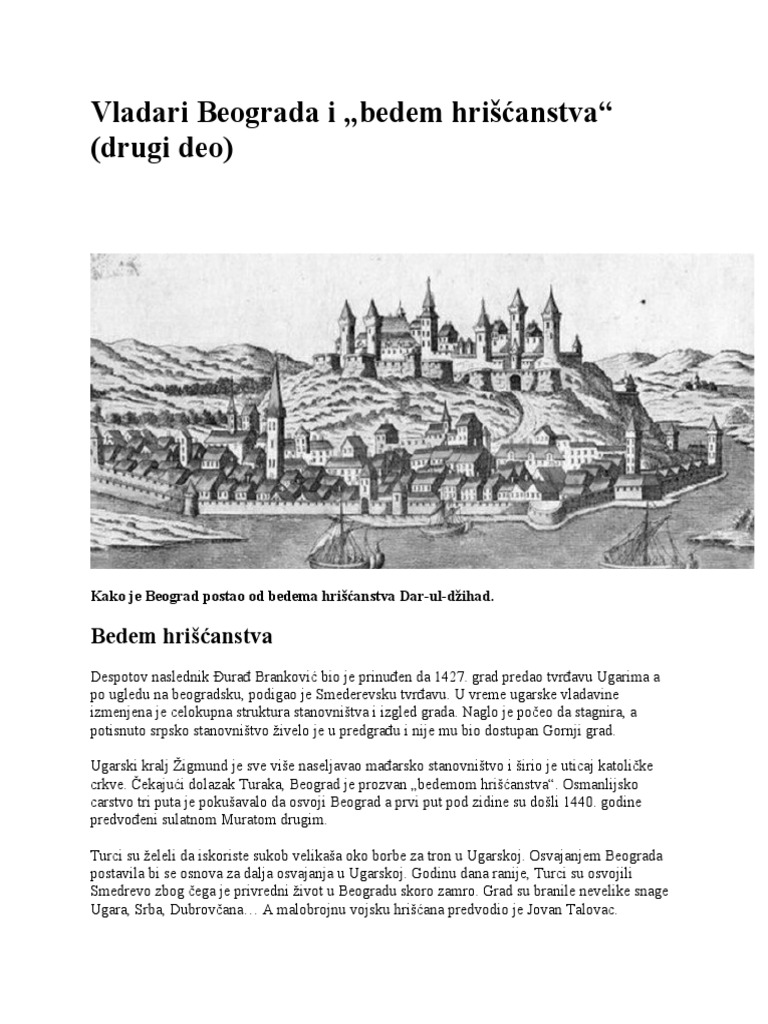 Beograd, Istorija | PDF