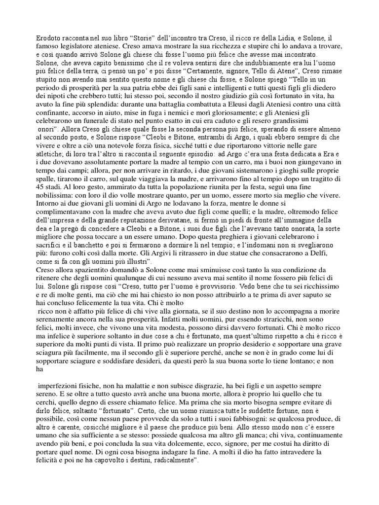 Greco (Creso e Solone) | PDF