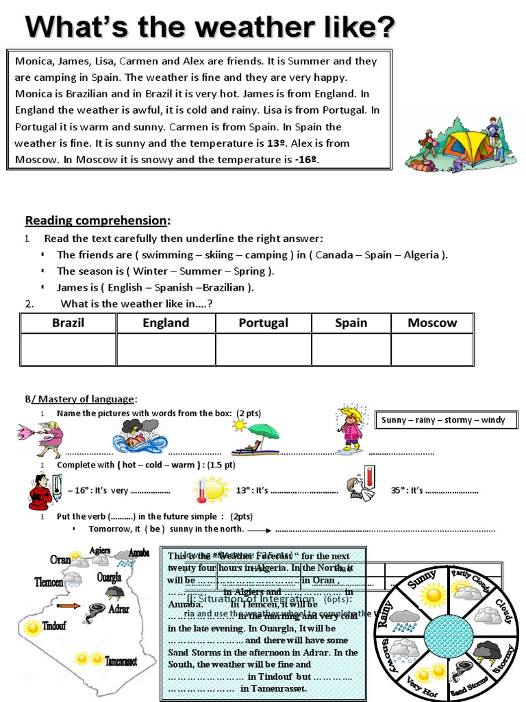 Weather Reading | PDF