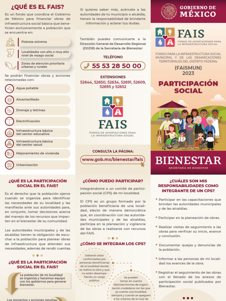 Tríptico Participacion Social Final Pdf