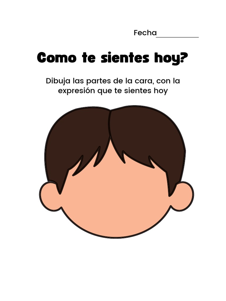 Feelings Worksheet For Kindergarten | PDF