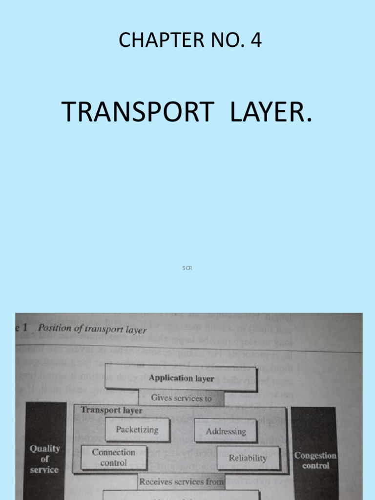 Ch-4 - TRANSPORT LAYER | PDF | Port (Computer Networking) | Transmission Control Protocol