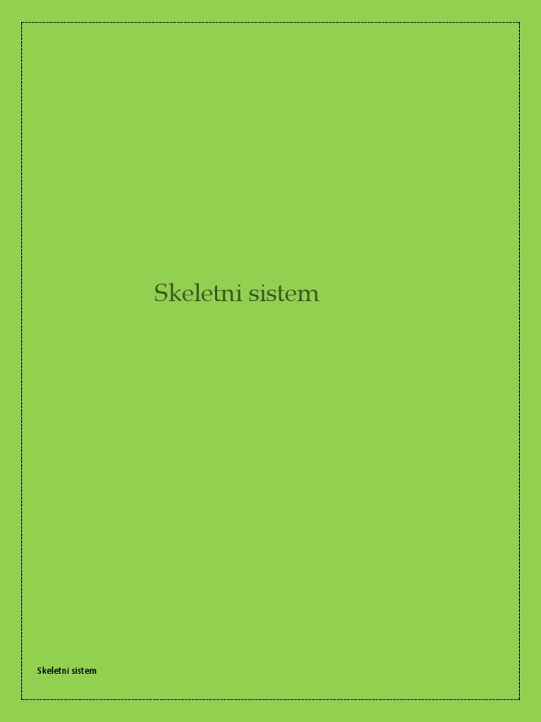 Skelet | PDF