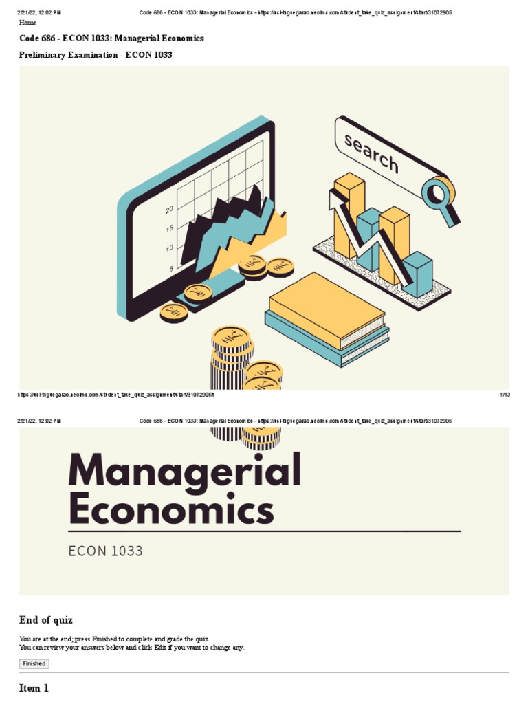 Econ Exam | PDF