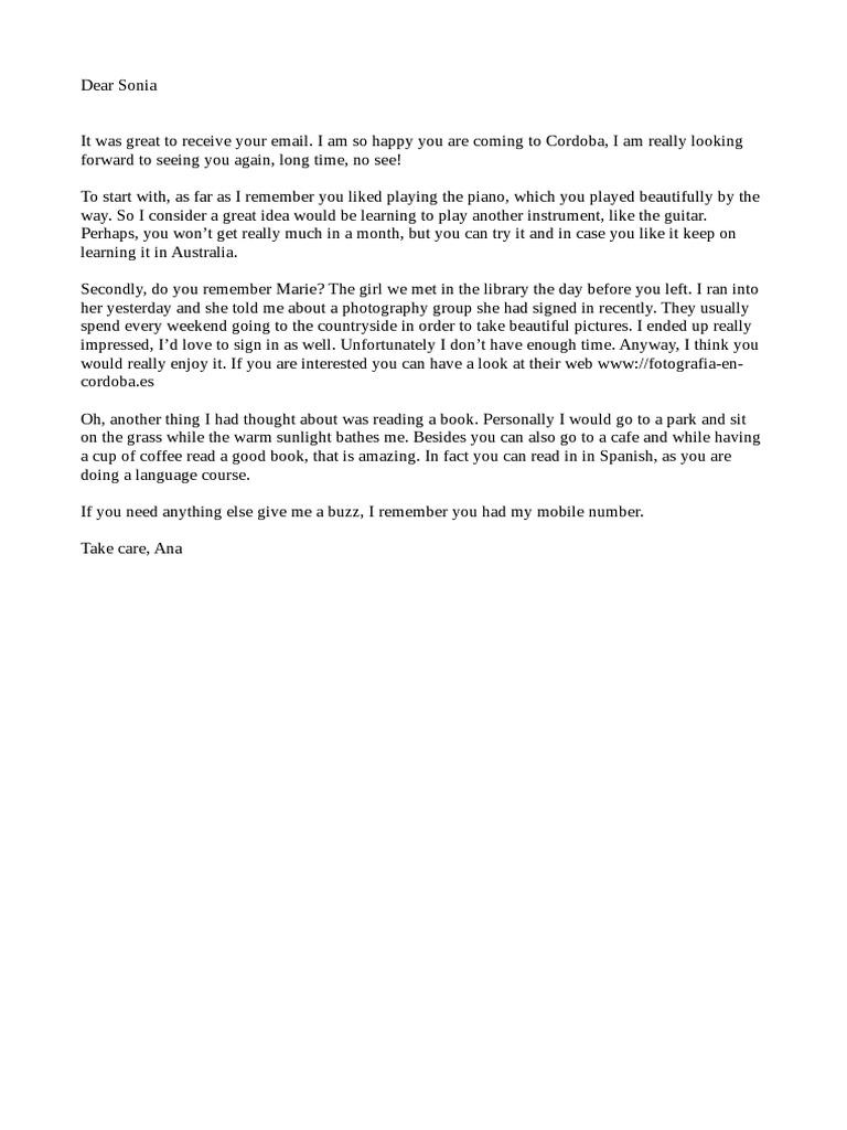 Informal Letter | PDF | Poetry