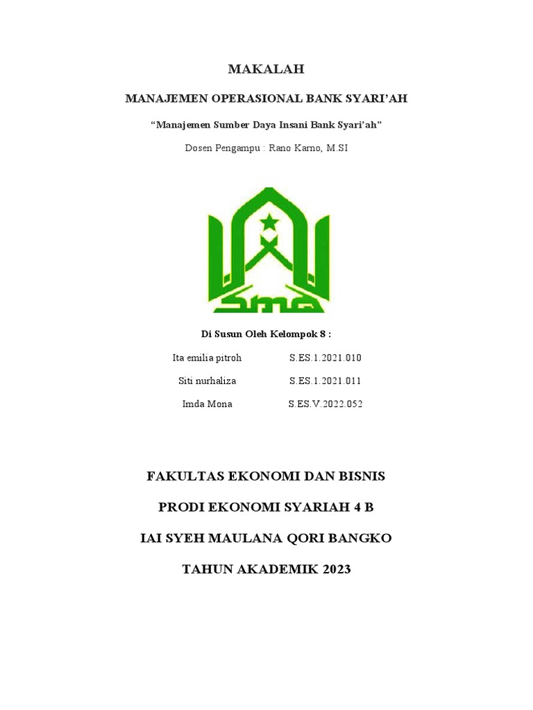 Makalah Msdi | PDF | Karier & Perkembangan
