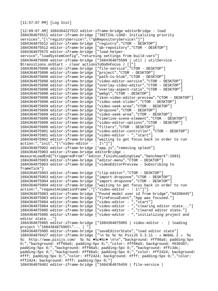 Medal Editor Log 20230517 | PDF