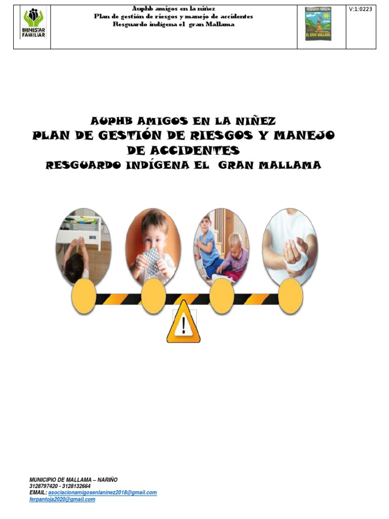 Plan de Gestion de Riesgos y Manejo de Accidentes | PDF | Riesgo ...