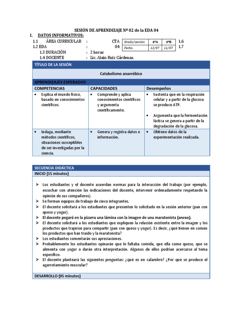 Cta4 U2-Sesion8 | PDF | Fermentación | Nutrición