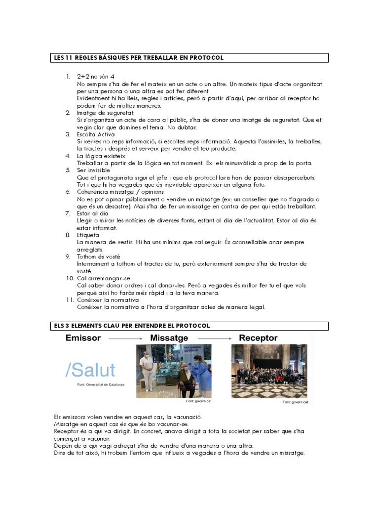 Apunts protocol | PDF