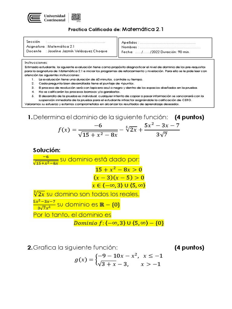 PC2 - B - Solucionario-24672 | PDF | Matemáticas