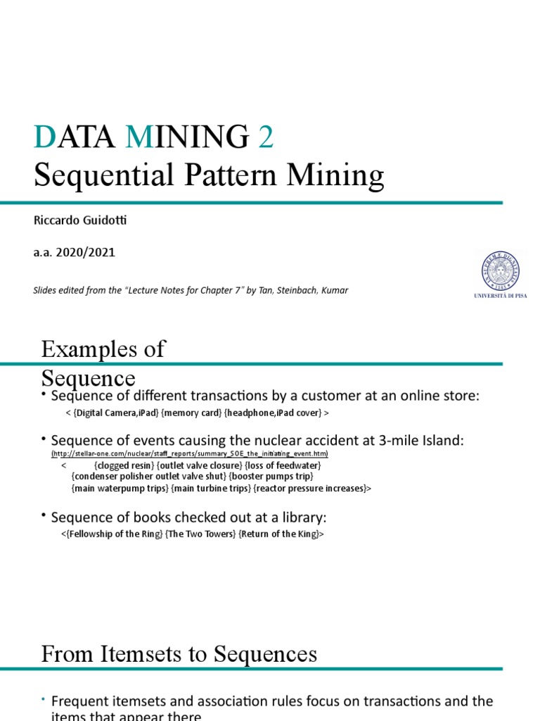 Data Mining Patrones Secuenciales | PDF | Sequence | Computing