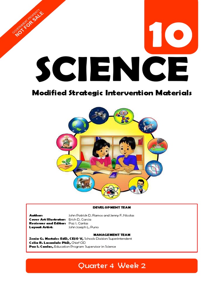 Science10 Q4 Week2 16p SDO-Pampanga TFSLMQ4-Yellow-Cells | PDF